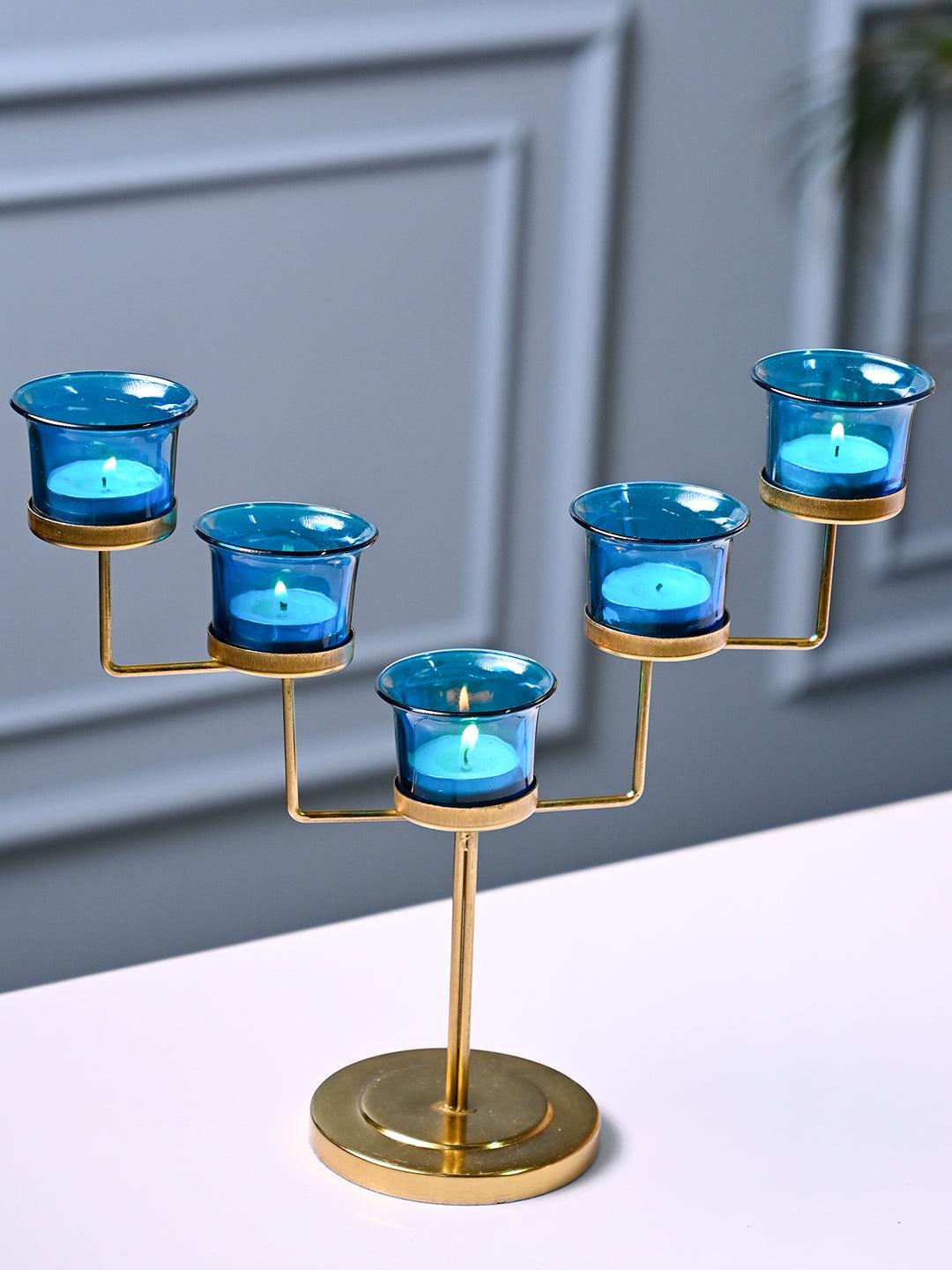 VON CASA Turquoise 5 Votive T- Lite Holder - Market99 – MARKET99