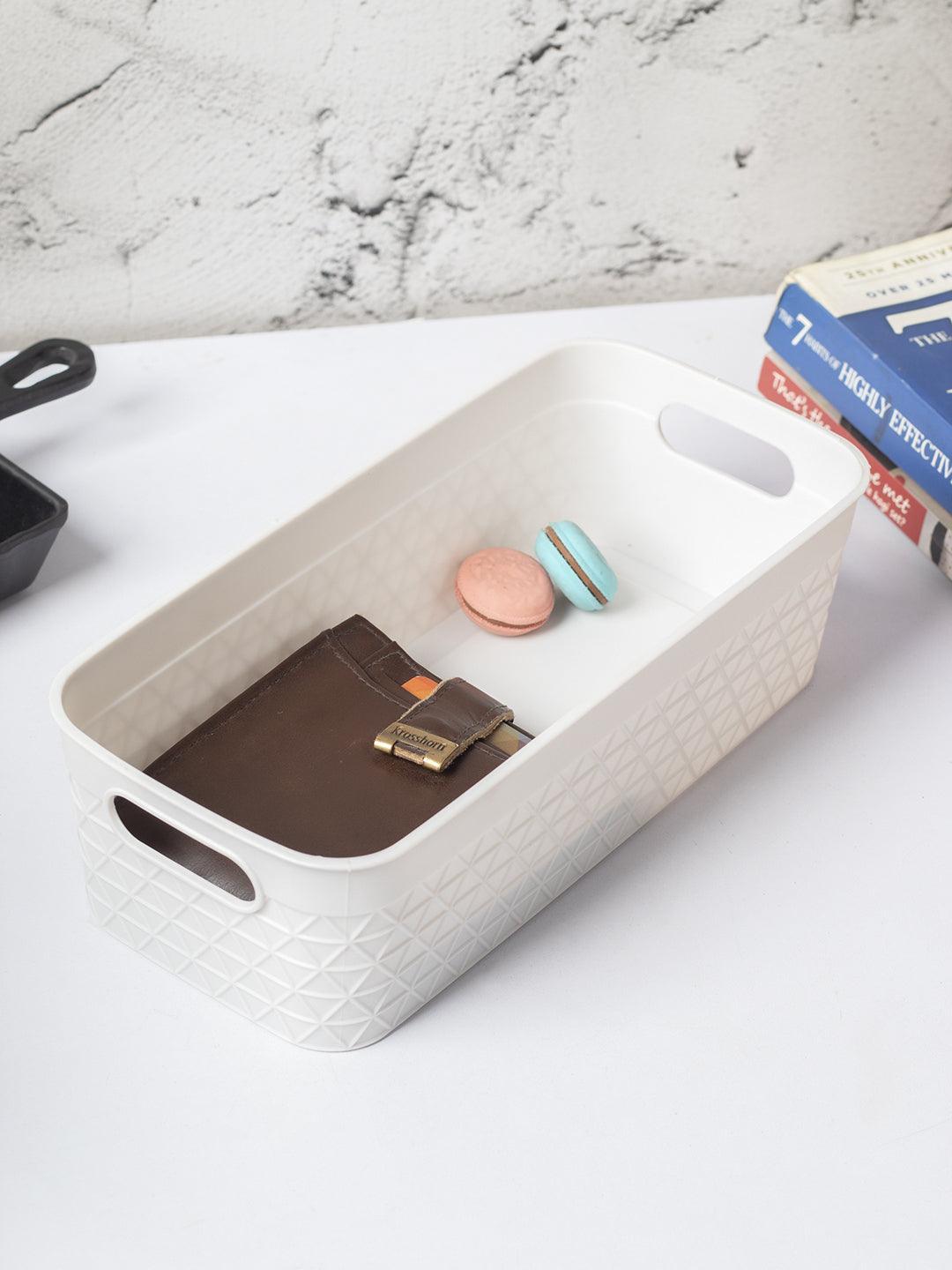 White Multipurpose Storage Basket – MARKET99